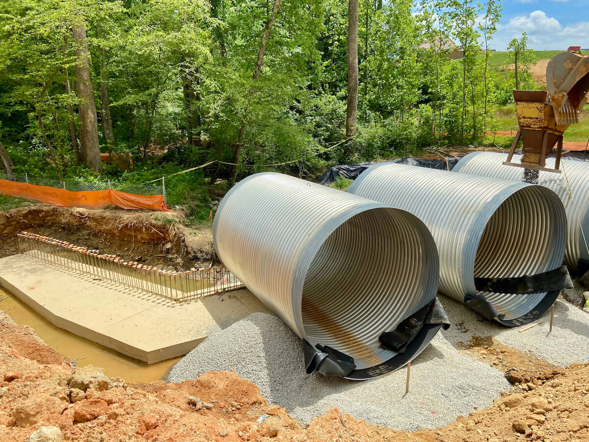 Corrugated Metal Pipe for Culvert | Colonial Construction