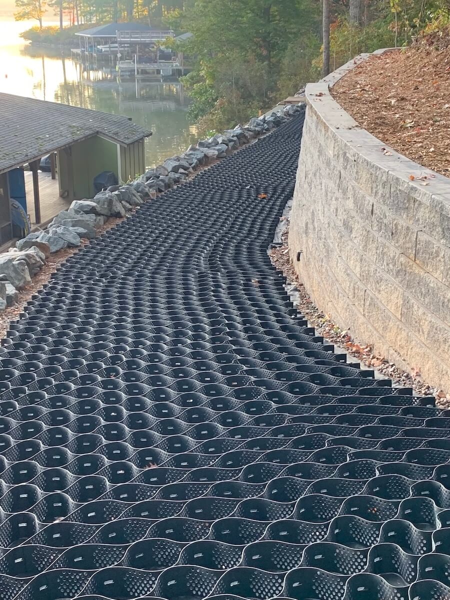 Geocell Cart Path Case Study | Colonial Construction Materials