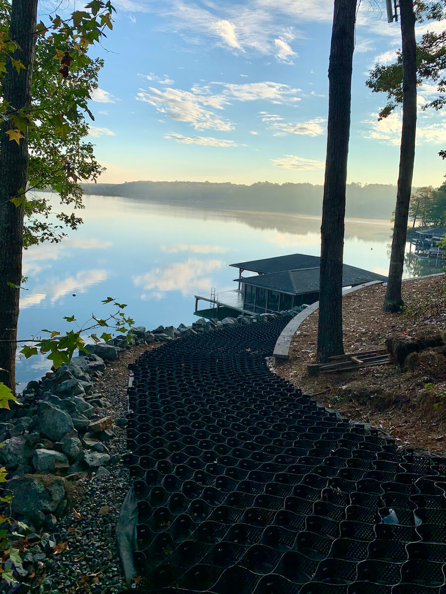 Geocell Cart Path Case Study | Colonial Construction Materials