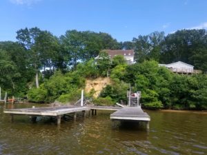 Retaining Wall Protects River Home | Colonial Construction Materials