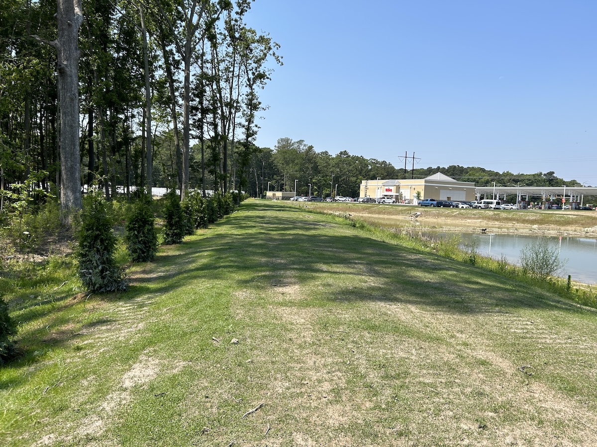 GEOWEB for Vegetated Access Road at Wawa in Virginia Beach